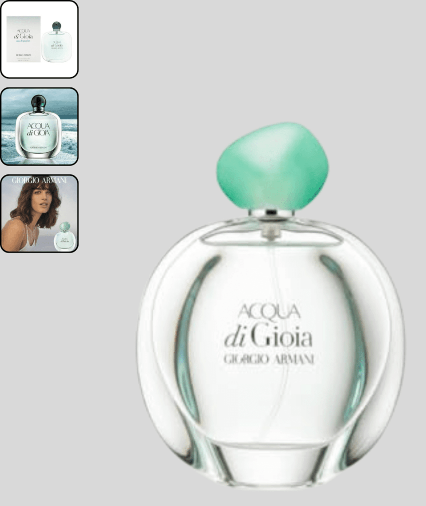 Oceanic Elegance: Armani's Aqua Di Gioia Parfum for Women